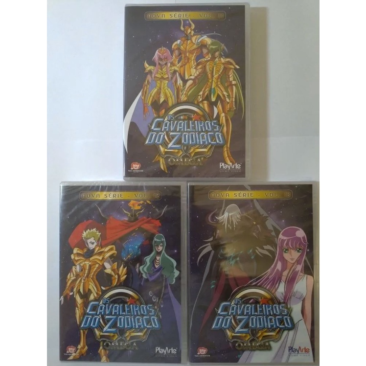 Os Cavaleiros Do Zodíaco Ômega 1ª Temporada Box 4 - 3 Dvds - Lacrado | Shopee Brasil