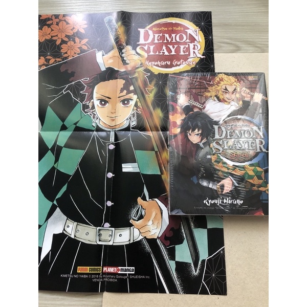 Demon Slayer Gaiden + pôster oficial - Panini - Lacrado | Shopee Brasil