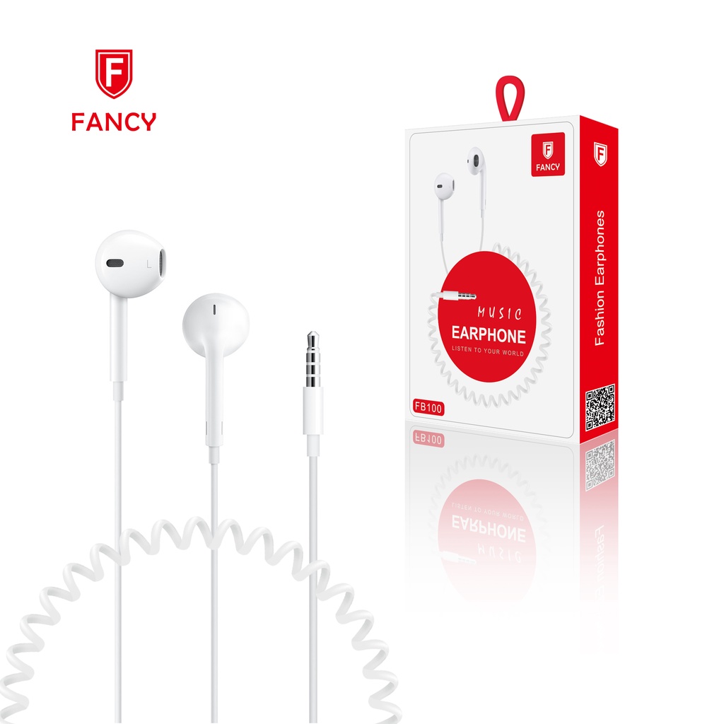 Fones de Ouvidos Com Fio de Mola Microfone In Ear Áudio Earphone Fancy ...