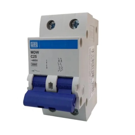 Disjuntor Weg Bipolar Mdw Curva C 40A | Shopee Brasil