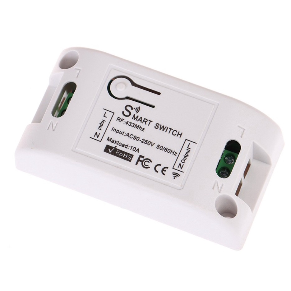 Interruptor rf 433 mhz sem fio Rf para Controle Remoto e interruptor de ...