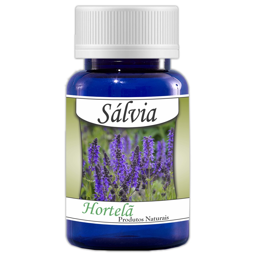 Sálvia (Salvia officinalis) 60 Cápsulas 500 Mg- 100%natural | Shopee Brasil