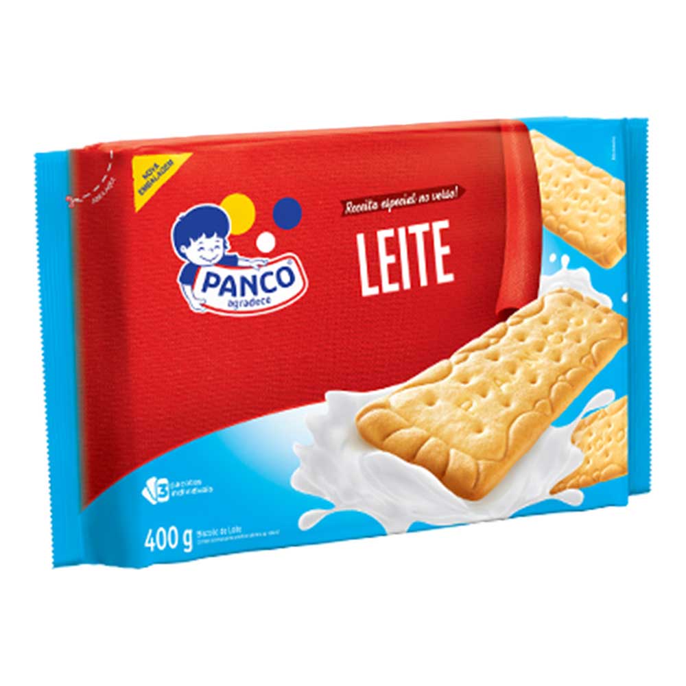Pacote de Biscoito de Leite 400g - Panco | Shopee Brasil