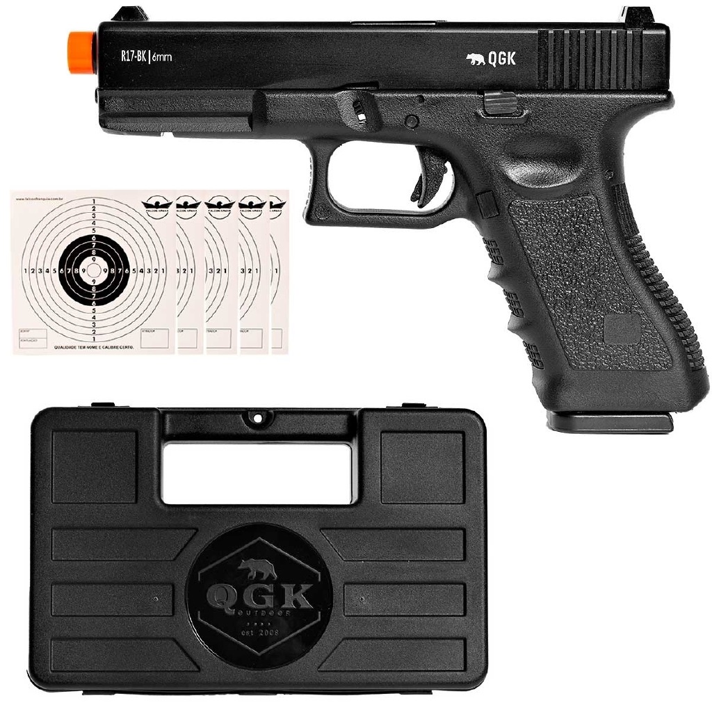 Pistola de Airsoft Green Gas Army R17 Slide Metal Blowback - BK ...