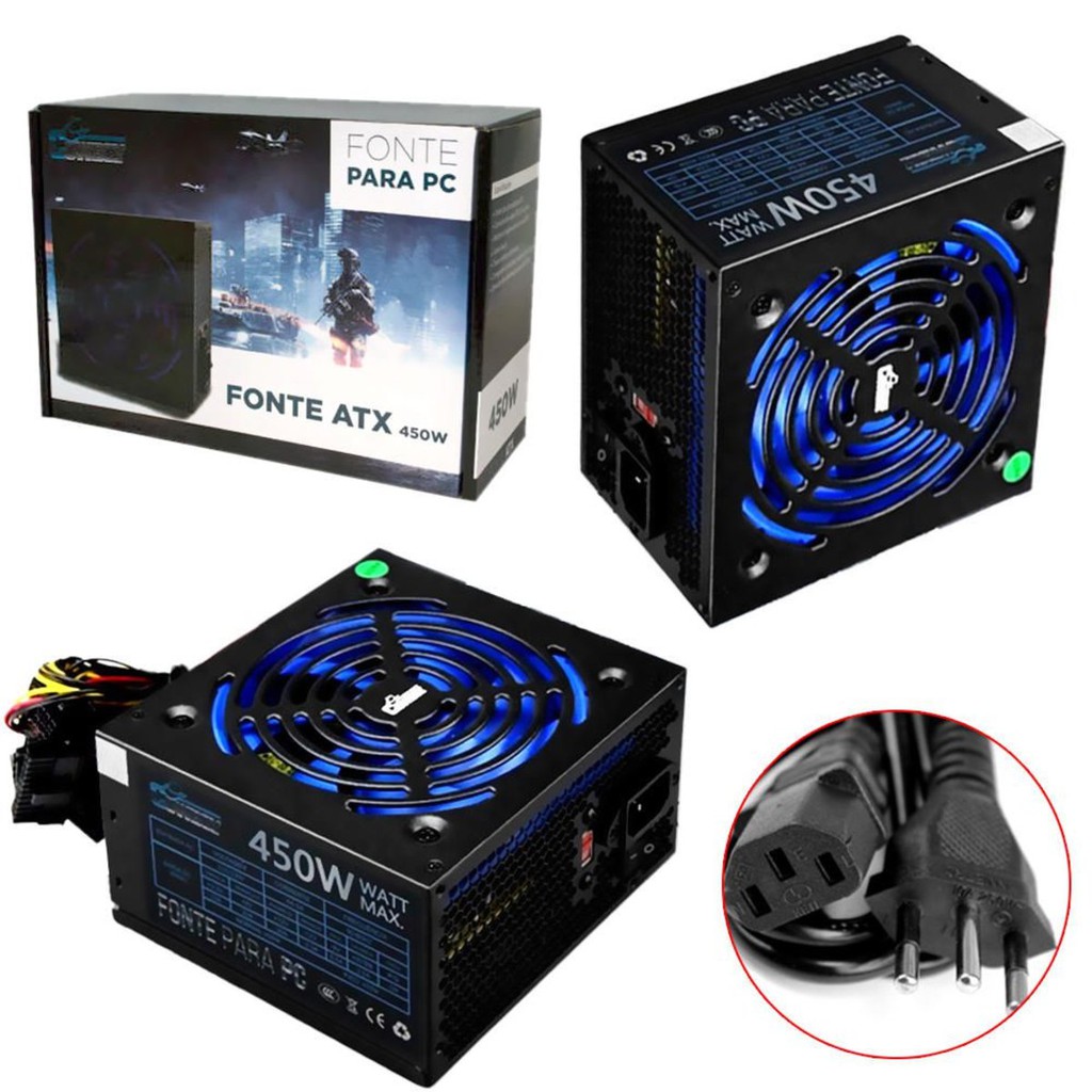 fonte para pc 450w | Shopee Brasil