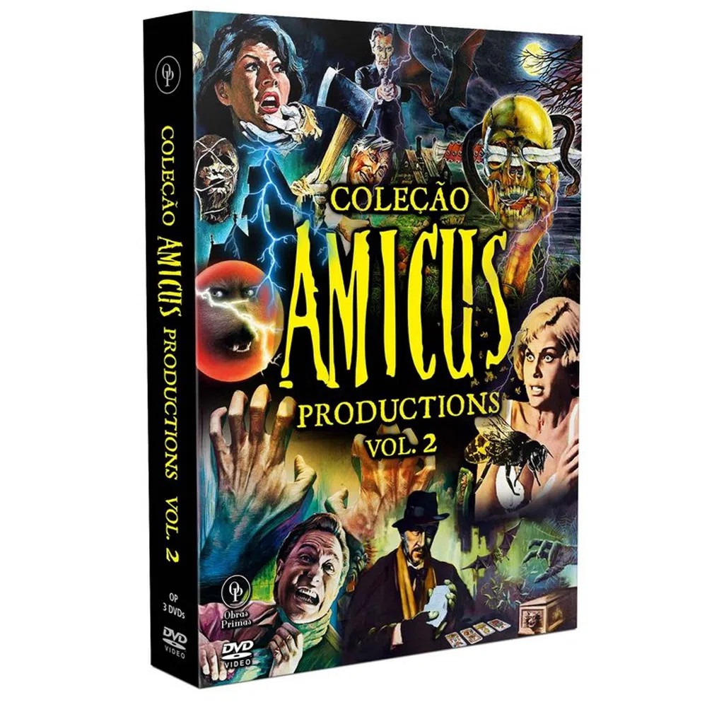 Dvd: Coleção Amicus Productions Vol. 2 - Com 3 Discos - Original e ...