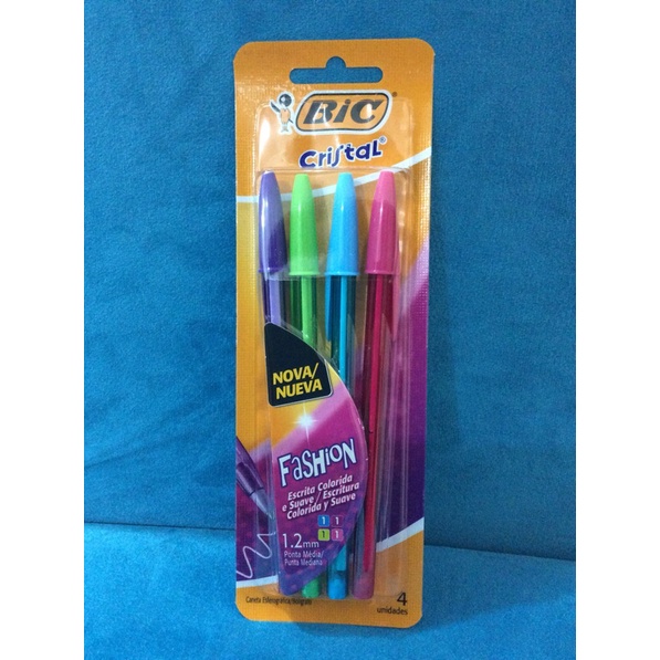 caneta esferográfica colorida BIC | Shopee Brasil