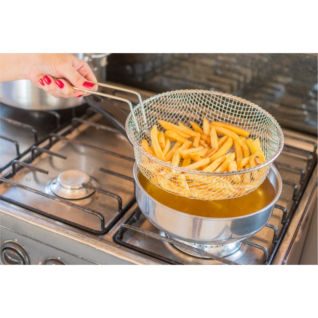 Frigideira Panela Fritadeira Para Batata Frita Frangos Empanados ...