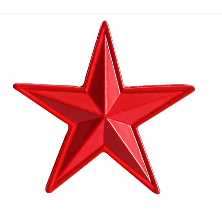 Pin Estrela Vermelha Comunista Socialista Broche Símbolo Esquerda ...
