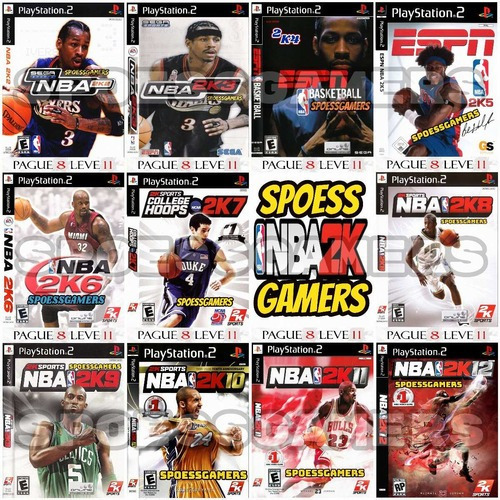 Nba 2k Ps2 ( Basquetebol ) Coleção (11dvds) Patch Pague 8 | Shopee Brasil