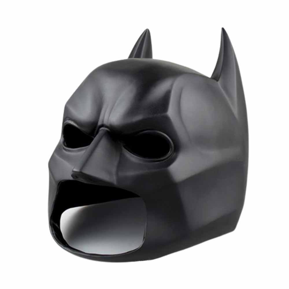 Batman Full Mask With Cowl The Dark Knight Rises Latex Helmet Adult ...