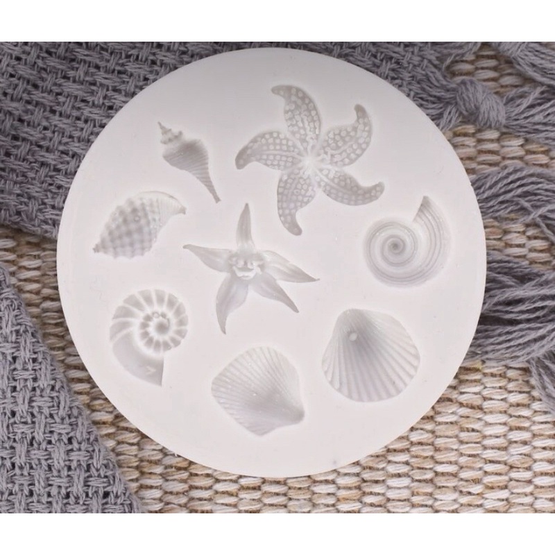 MOLDE DE CONCHAS DO MAR DE SILICONE PARA RESINA/BIJUTERIAS | Shopee Brasil