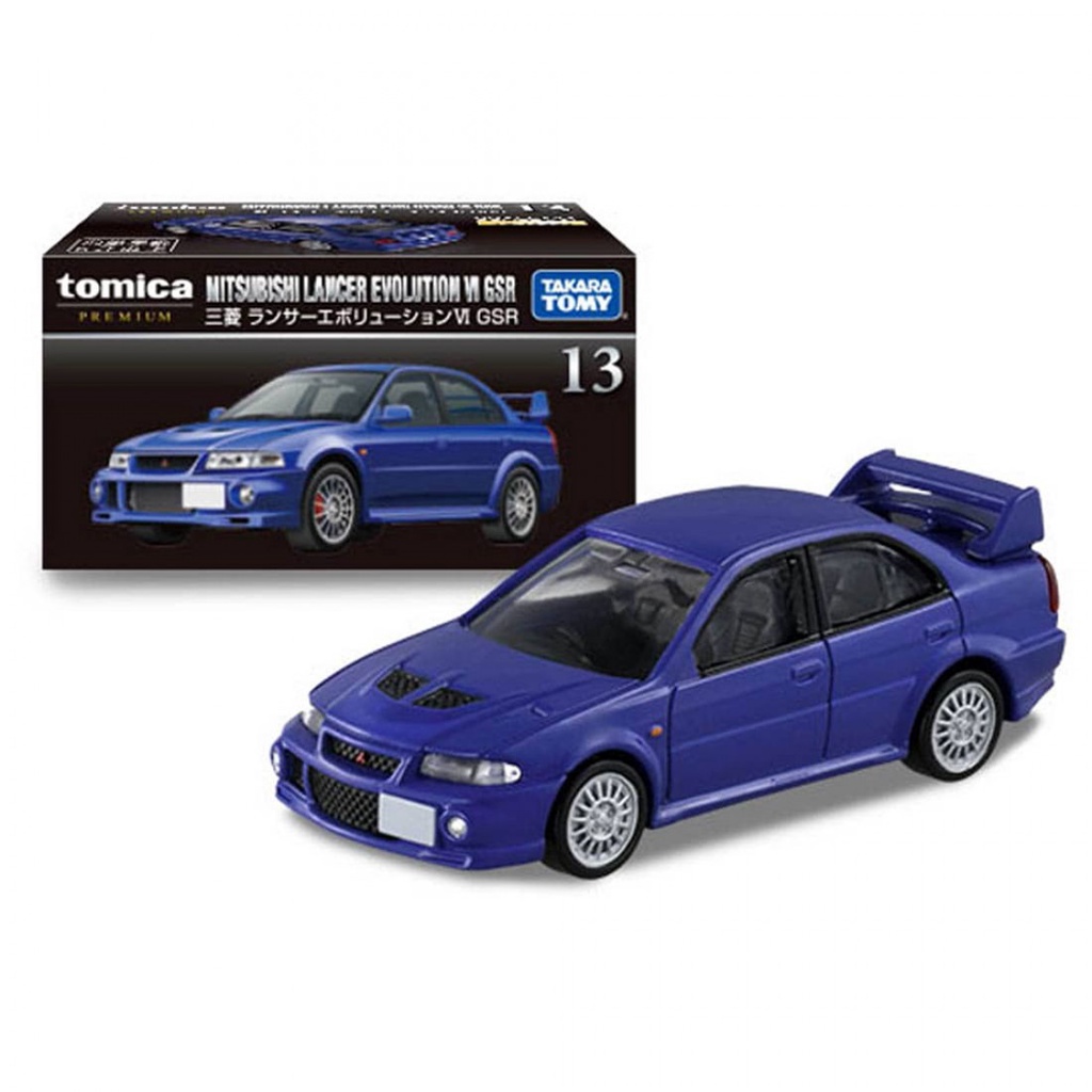 Tomica Premium MITSUBISHI LANCER EVO 6 GSR NO.13 MODELO DE ESCALA ...