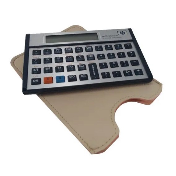 Capa Hp 12c Platinum em couro ecológico. | Shopee Brasil