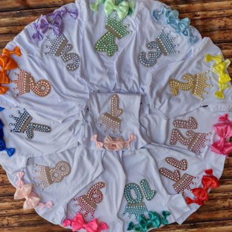 body mesversário personalizado+laço | Shopee Brasil