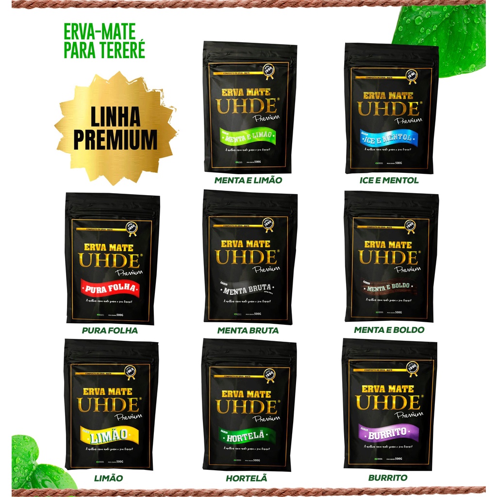Erva Mate Para Terere Celeiros Terere 500 Gramas Premium - Cha Gelado ...