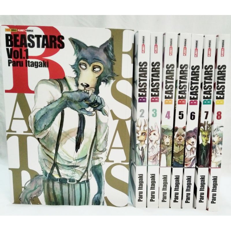Coleção Beastars - 1 ao 8 (oito volumes) editora Panini | Shopee Brasil