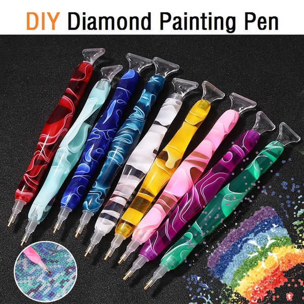Pintura Diamante 5D Pintura de Diamante Caneta Broca Com Ponto De ...
