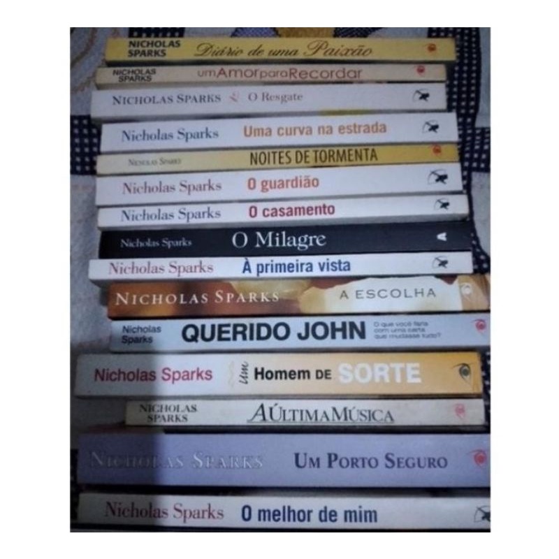 Livros Box Nicholas Sparks - 15 livros | Shopee Brasil