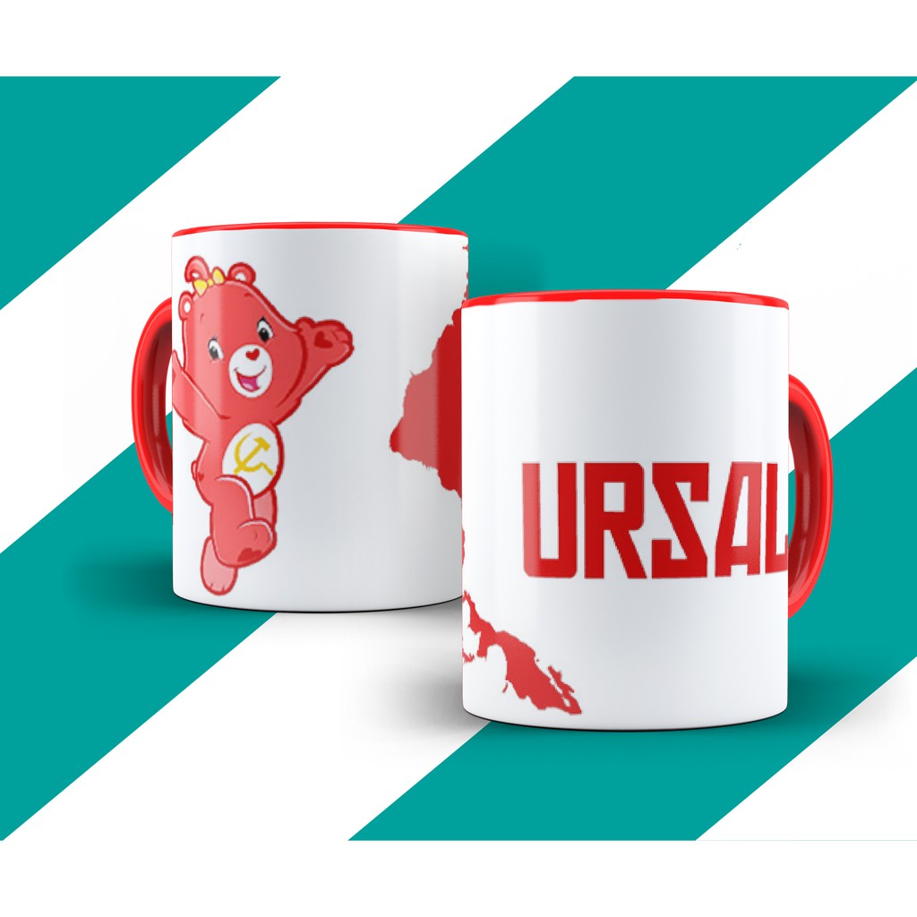 Caneca de Cerâmica 325 ml URSAL com Mapa. Pode ser personalizada com ...
