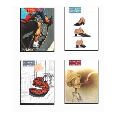 Revistas Step-by-step Graphics - 4 Volumes 645n | Shopee Brasil