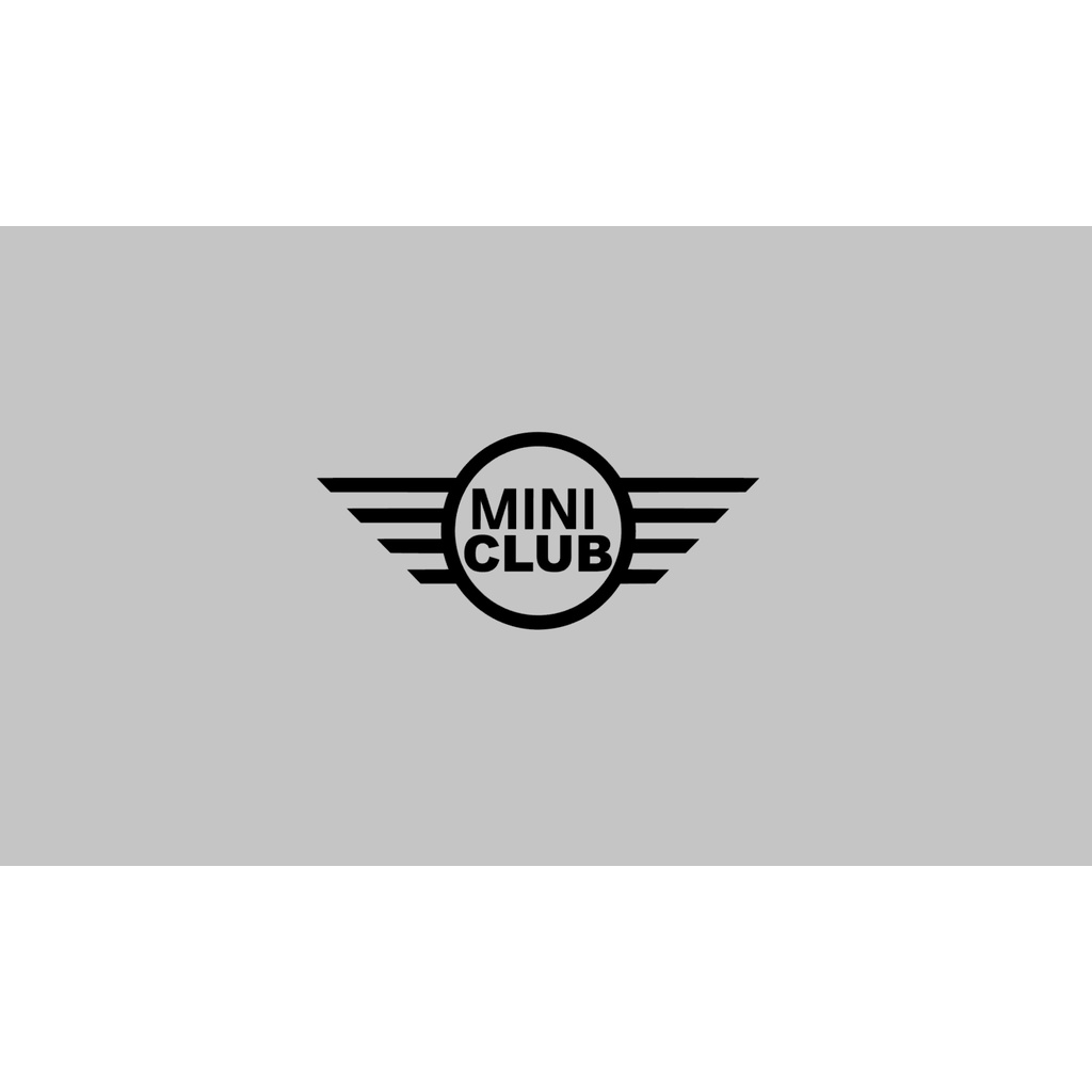 Adesivo MINI CLUB Mini Cooper 10 CM discreto | Shopee Brasil