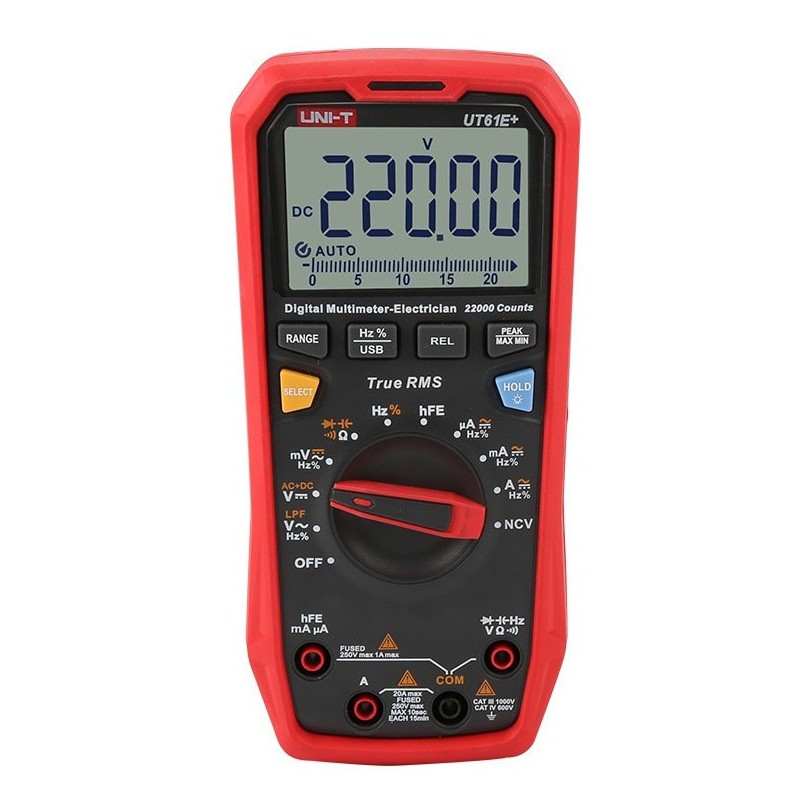 Multimetro True Rms - Uni-t Ut61e+ - Pronta Entrega | Shopee Brasil