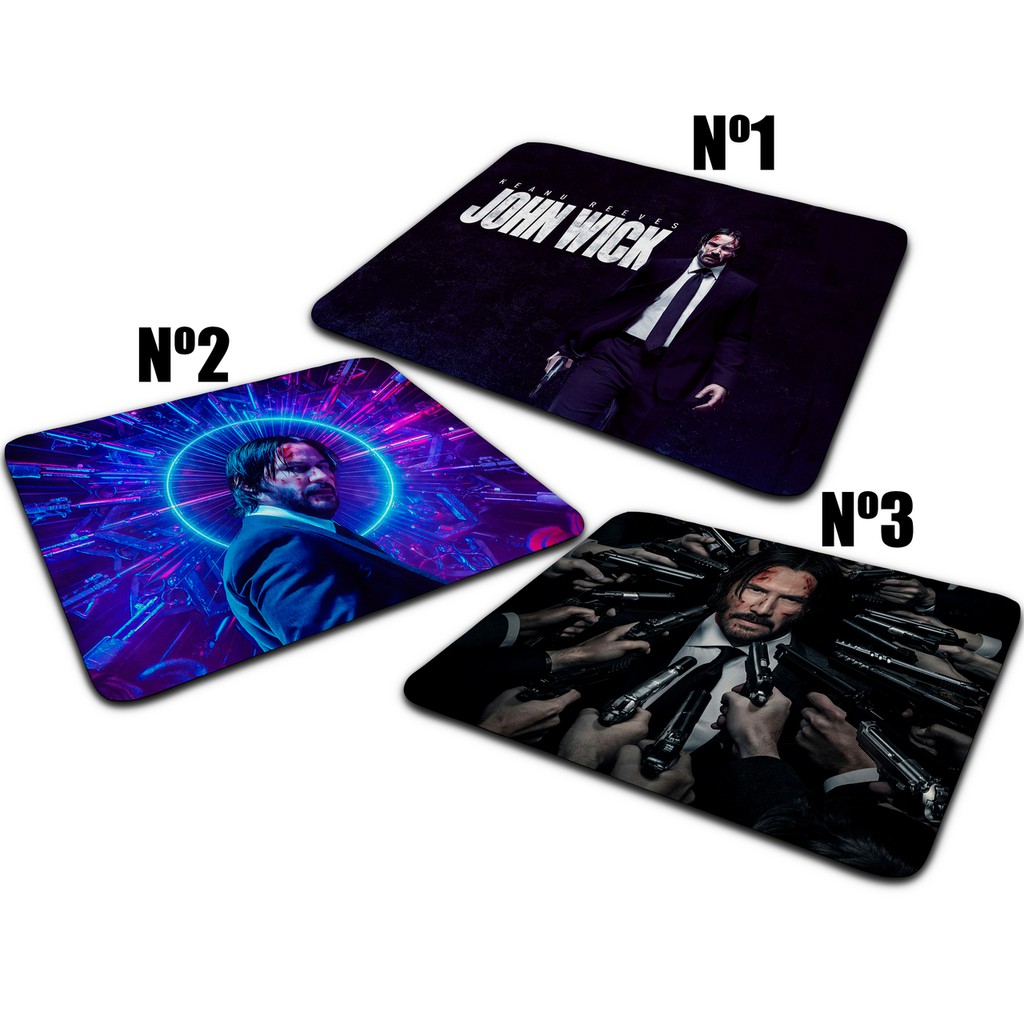 Mousepad Mouse Pad Filme John Wick Parabellum Keanu Reeves | Shopee Brasil