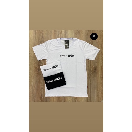 Camiseta unissex h!gh x D!sney Logo | Shopee Brasil