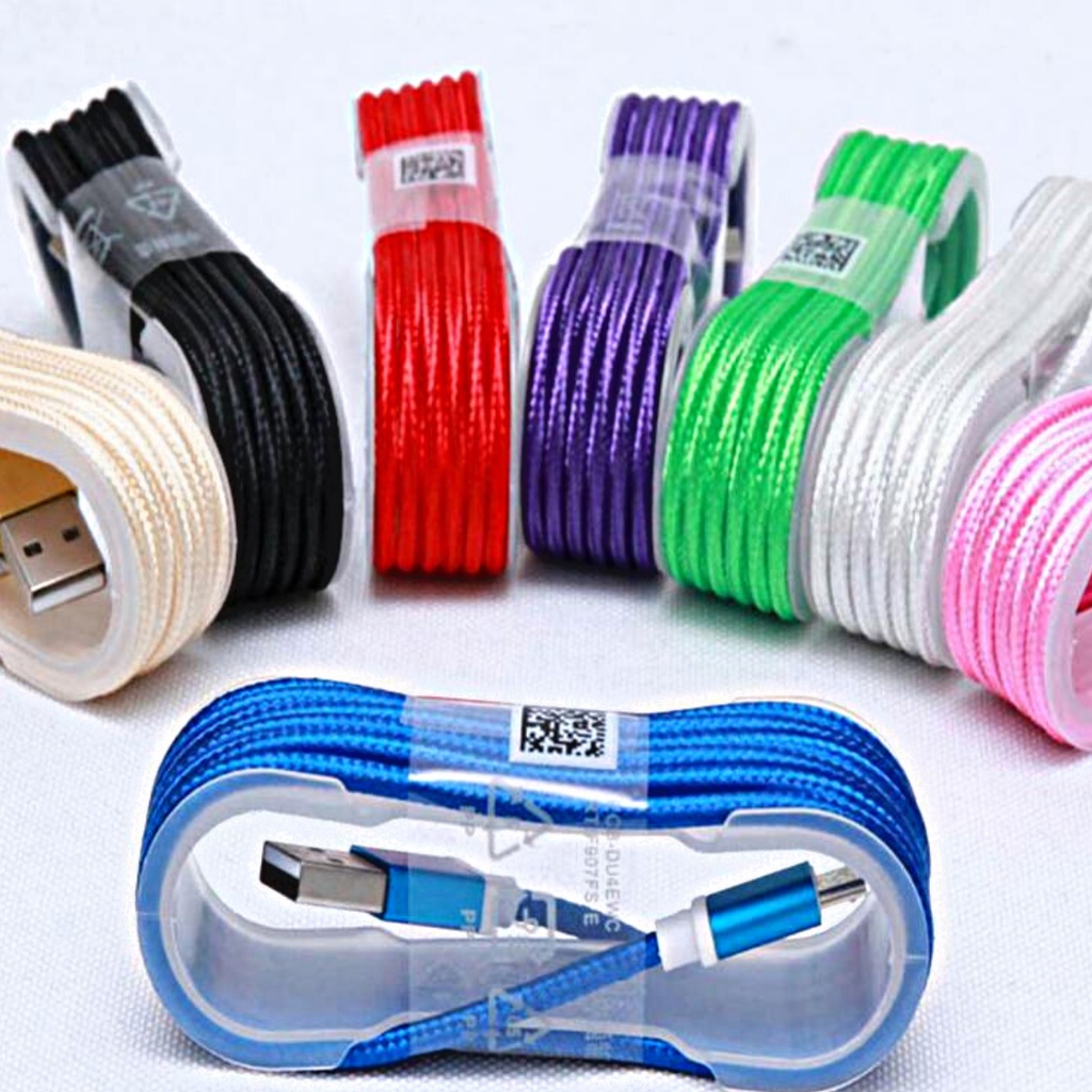 Cabo Atacado Revenda Micro usb Tipo c 1.2metros Kit c10 Cabos Reforçado ...
