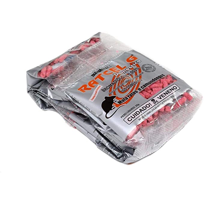 5 Pacote Isca Alimento para Rato Elimina Rato Ratcel 25G | Shopee Brasil