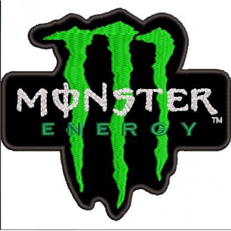 Patch Bordado Termocolante MONSTER ENERGY 9cm | Shopee Brasil