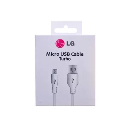 Cabo LG V8 Micro Usb Branco Turbo K4 K8 K10 K11 K12 ORIGINAL | Shopee ...