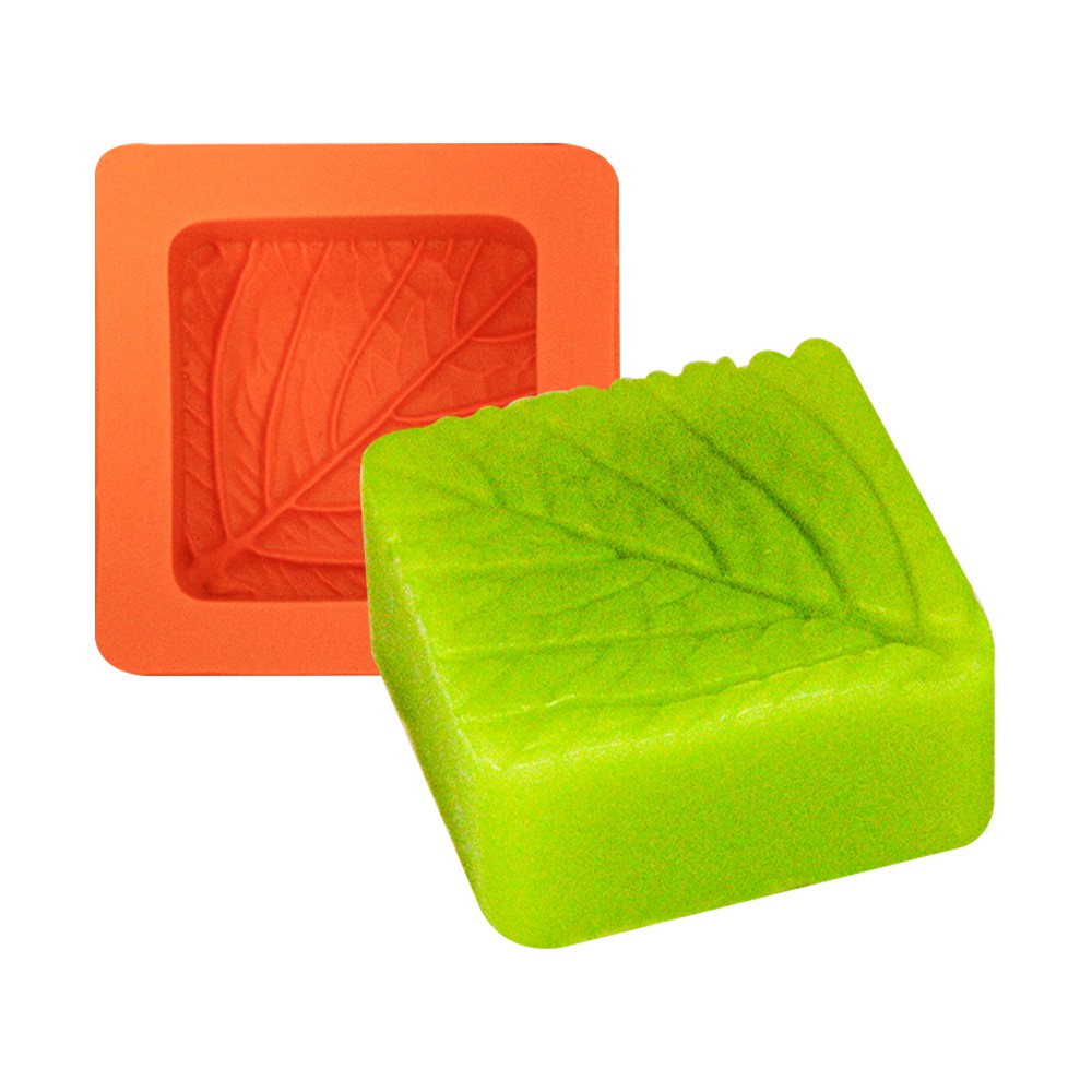 Molde de silicone sabonete folha (FS266) | Shopee Brasil