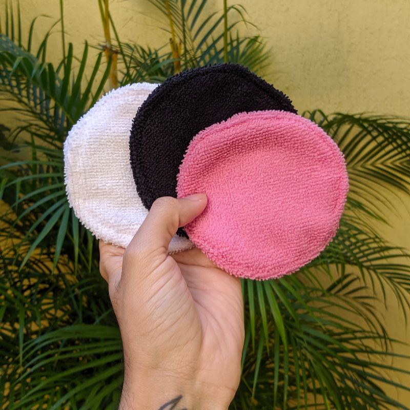 EcoPad atoalhado grande - Demaquilante ecológico reutilizável 100% ...