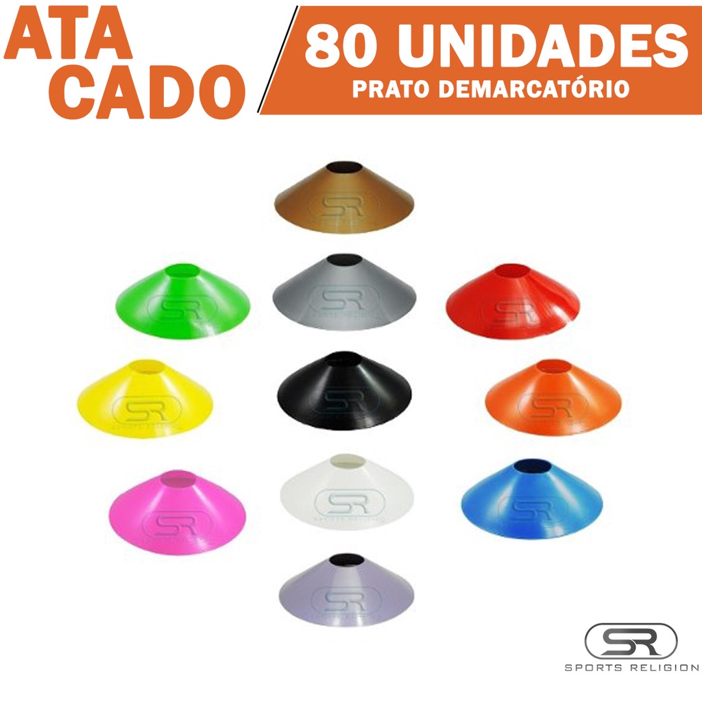 Prato Demarcatório Agilidade Circuito C/80 (cone Funcional ) | Shopee Brasil