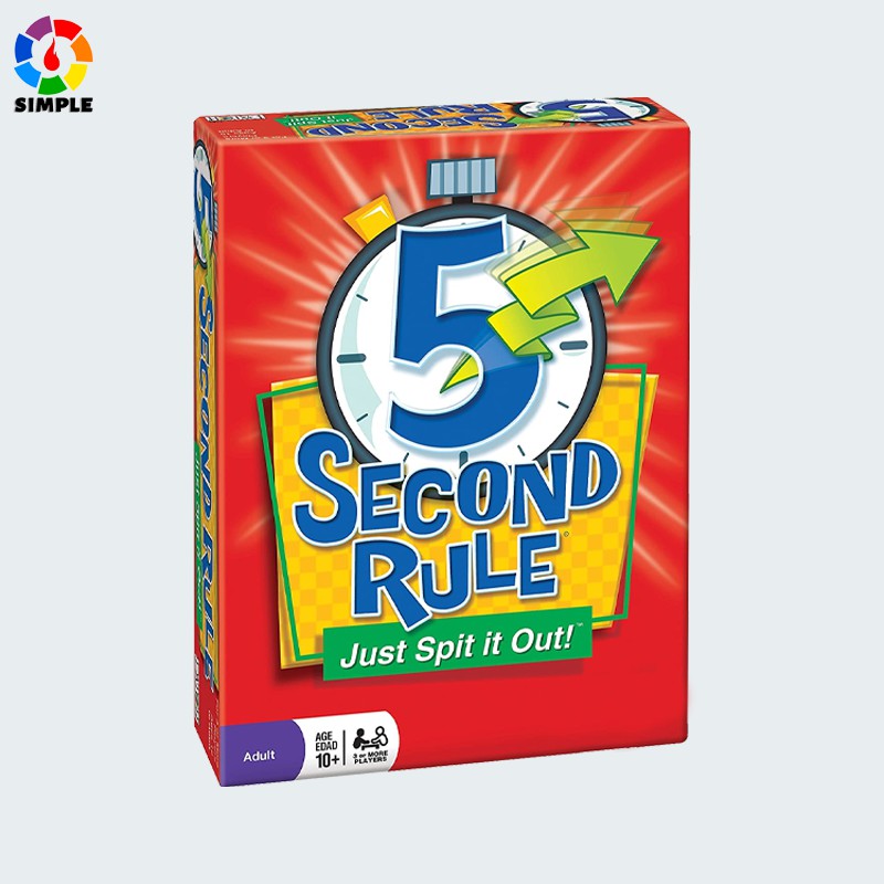 5 Second Rule Game （Card Game） | Shopee Brasil