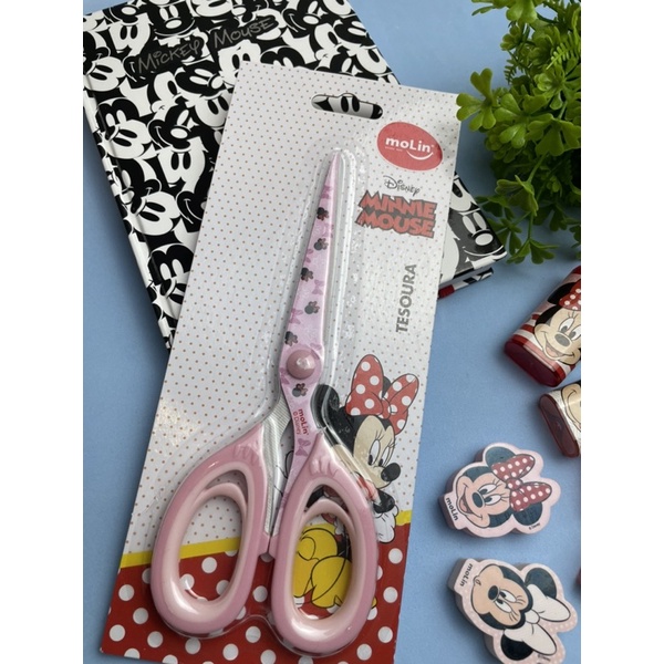 Tesoura Office Minnie Mouse - Molin | Material Escolar | Papelaria ...