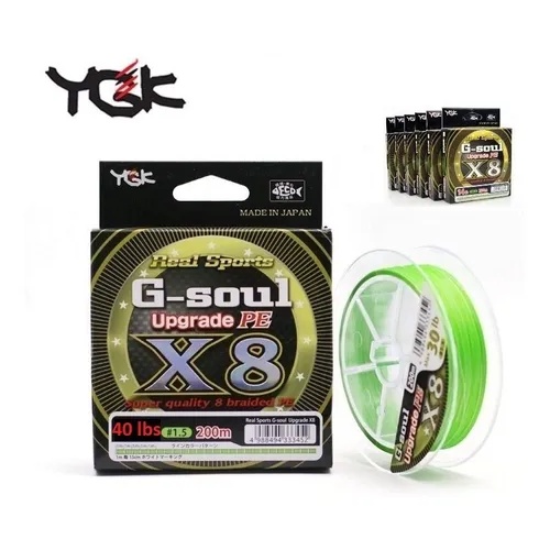 Linha Multifilamento Ygk G-soul Upgrade Pe X8 40 Lbs - 200m | Shopee Brasil