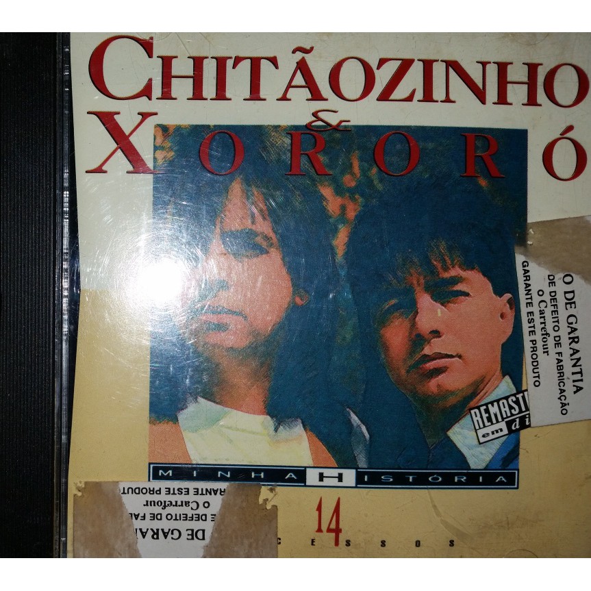 CD ORIGINAL CHITÃOZINHO & XORORÓ - MINHA HISTÓRIA | Shopee Brasil