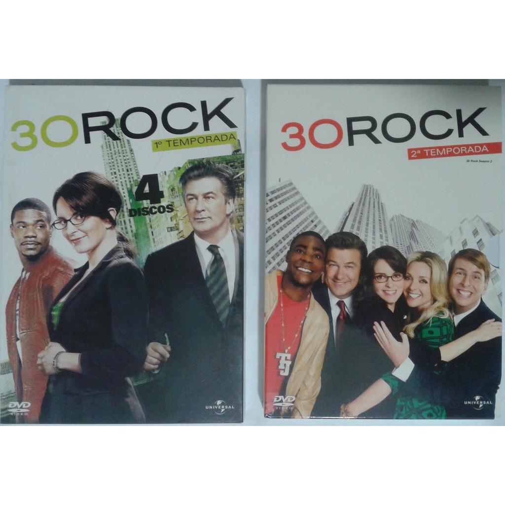 2 Box Dvds - 30 Rock - 1ª e 2ª Temporadas - Originais | Shopee Brasil