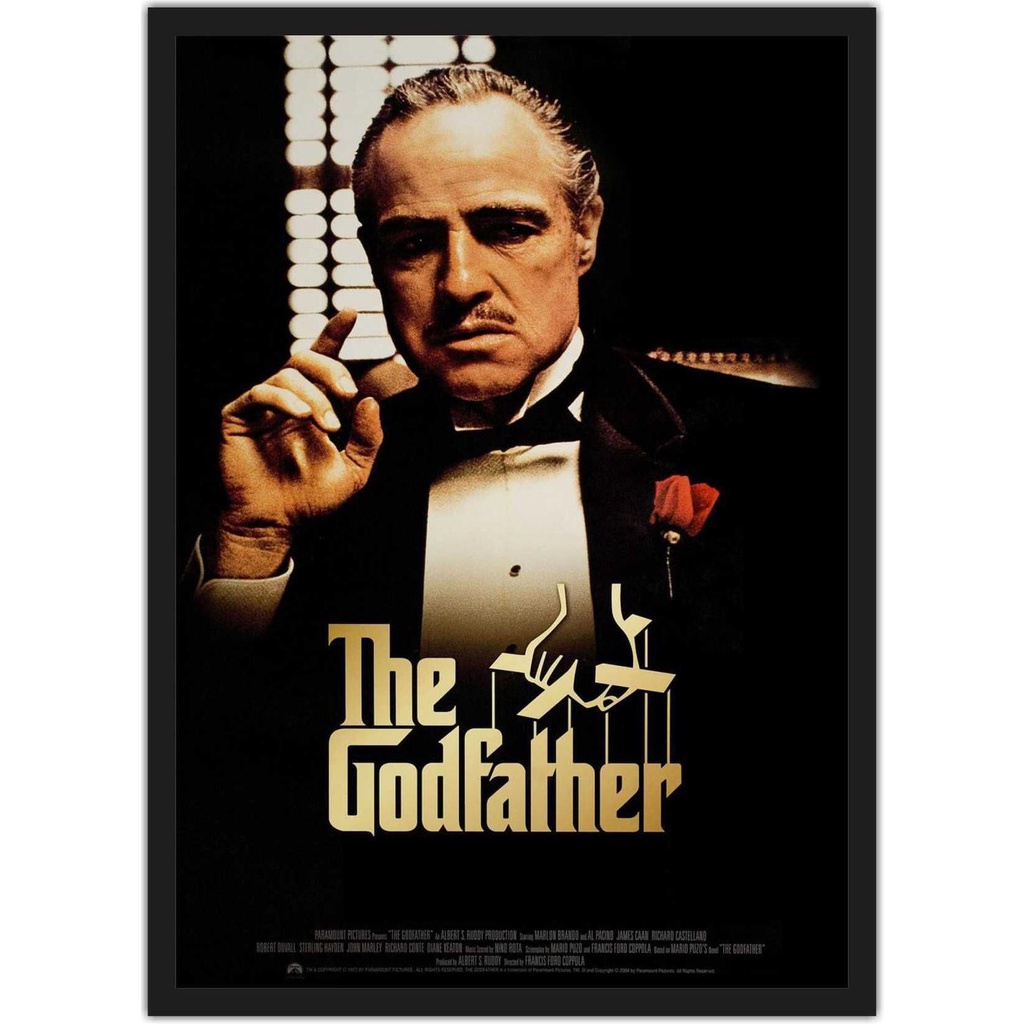 Poster O Poderoso Chefão - Poster The Godfather | Shopee Brasil
