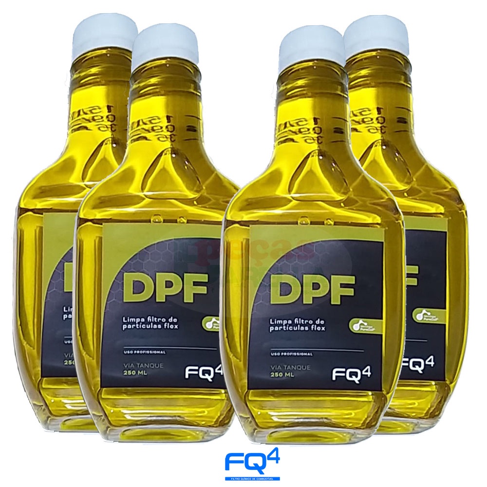 Kit 4 Dpf Limpa Filtro Partículas/catalizador Flex 250ml-fq4 | Shopee Brasil