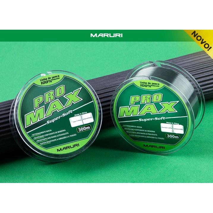 Linha Maruri Pro Max 300m 250m ( Monofilamento ) | Shopee Brasil