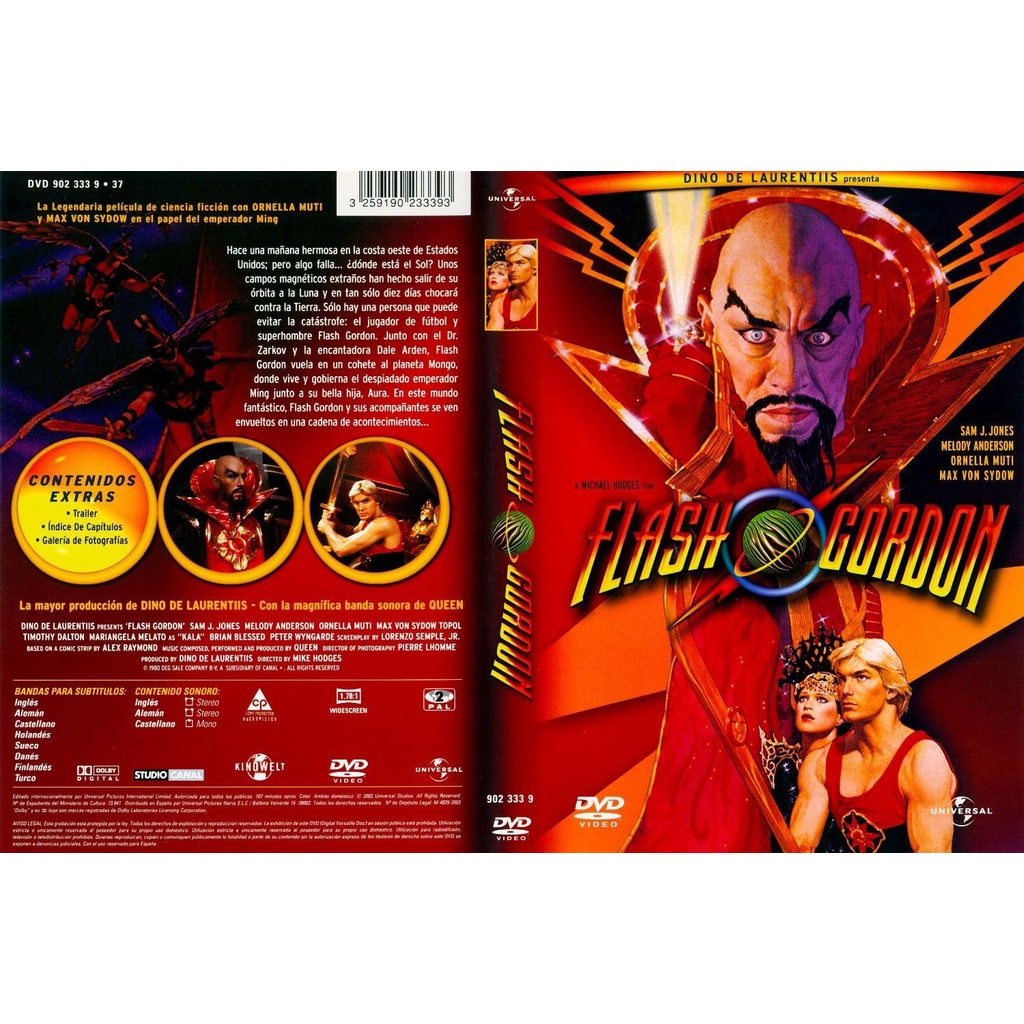 DVD Flash Gordon (1980) Dublado | Shopee Brasil