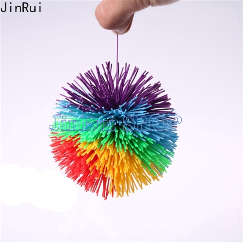 Ball Rainbow Colorful Sensory Fidget Toy ADHD Autism Stress Relief ...