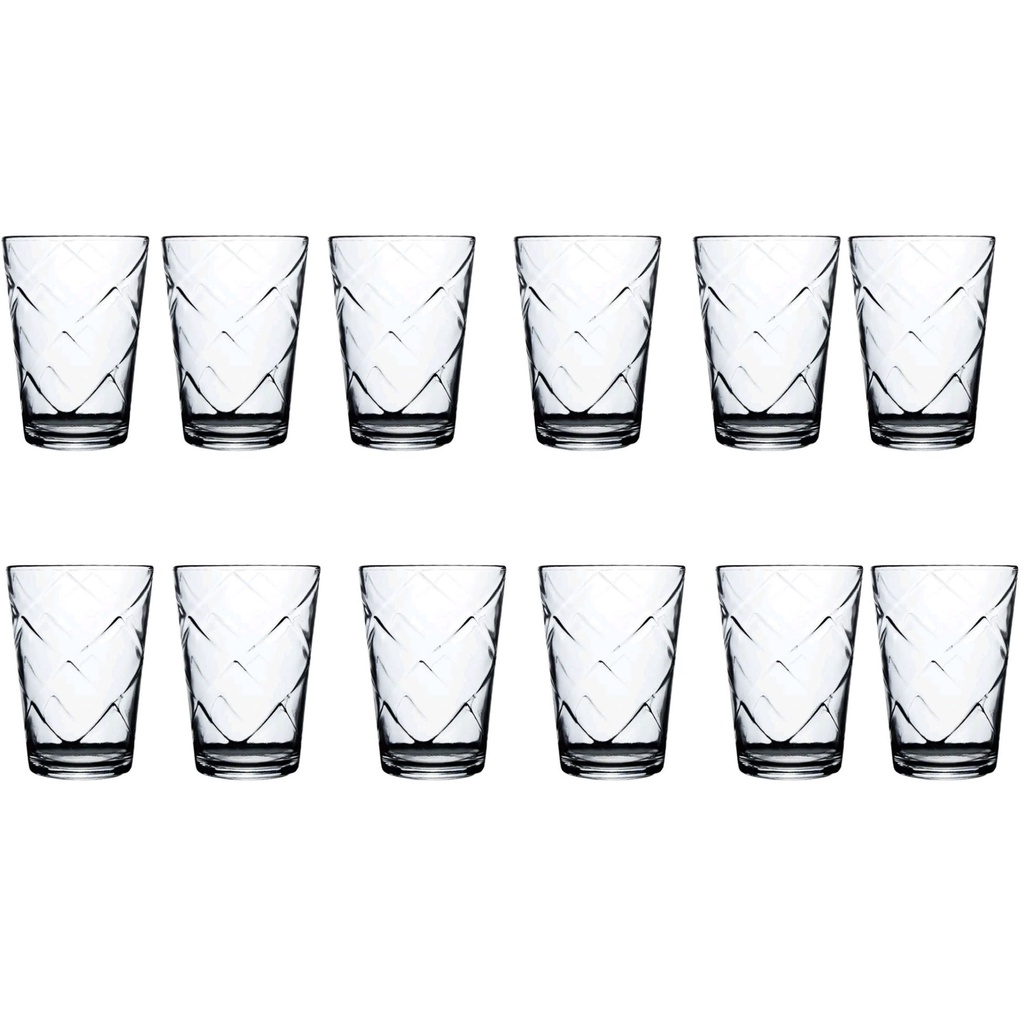 Jogo Kit 12 Copos em Vidro Grosso Drink Refrigerante Suco | Shopee Brasil