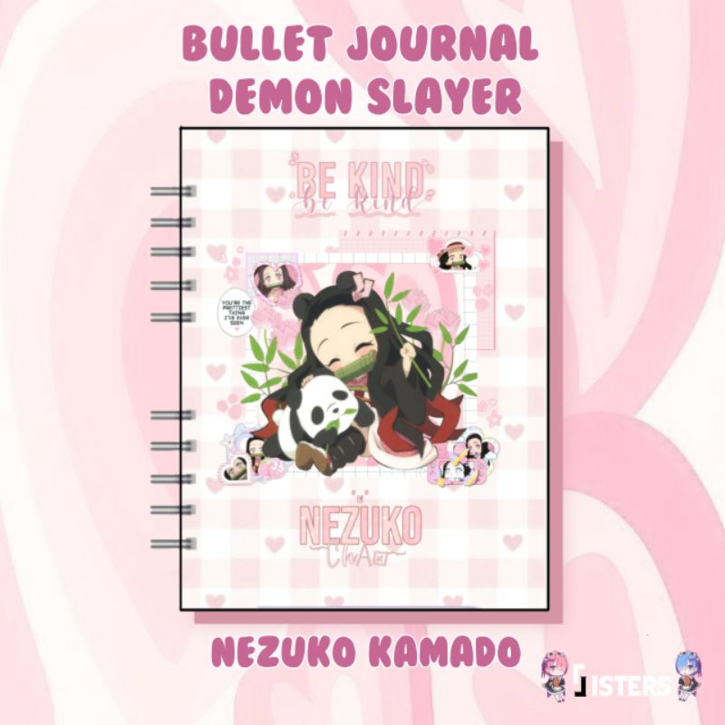 bullet journal anime demon slayer nezuko | Shopee Brasil