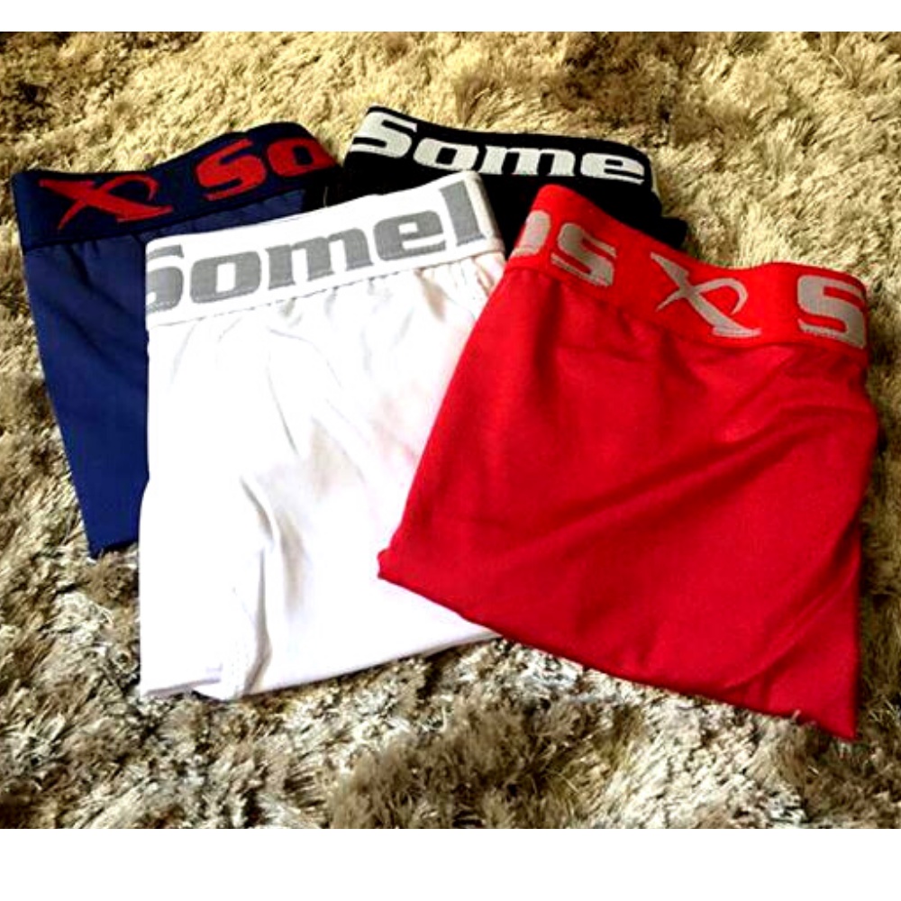 Kit 5 Cuecas Boxer Box Somellos Premium Luxo | Shopee Brasil