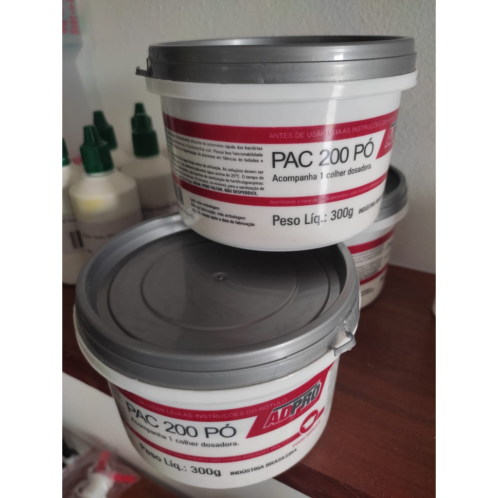 PAC 200 Limpeza e Sanitização de equipamentos alimentícios Cerveja ...